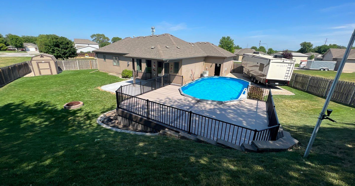 Pool Deck Installation In Omaha, NE